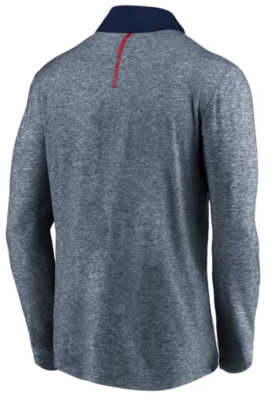 Boston Red Sox MLB Fanatics - Iconic Marble Clutch Half-Zip Jacket ...
