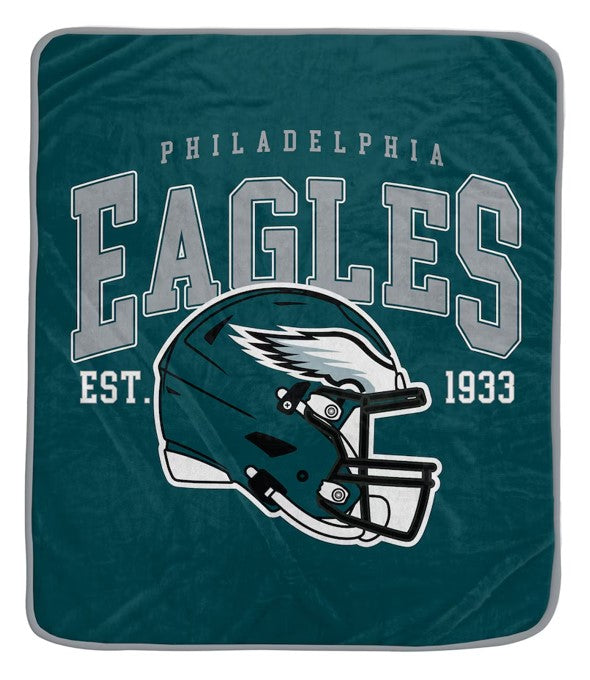 Philadelphia Eagles NFL Pegasus - Vintage Arch Ultra Soft 50" x 60" Bl ...