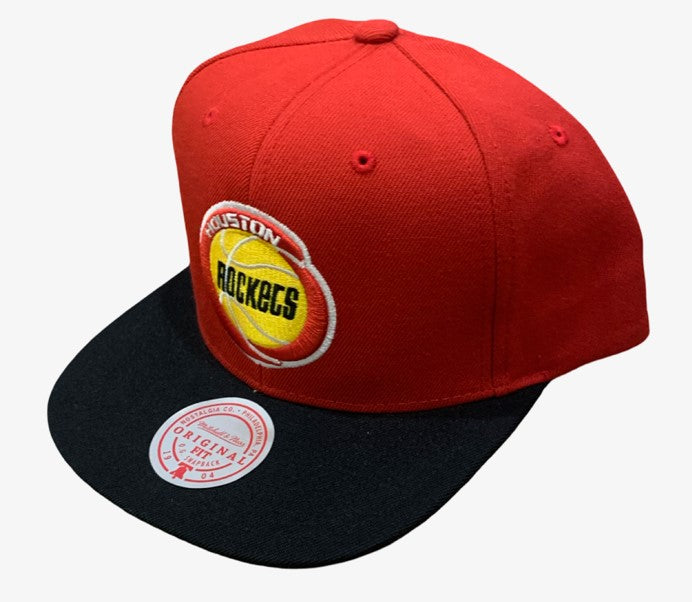 Houston Rockets NBA Mitchell & Ness – Two-Tone Team Ground Snapback ...